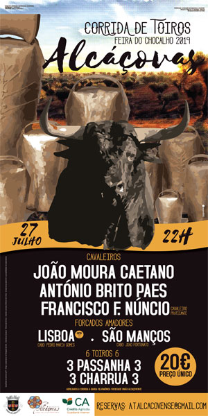 CORRIDA DE TOIROS NAS ALCAÇOVAS - Sol e Sombra